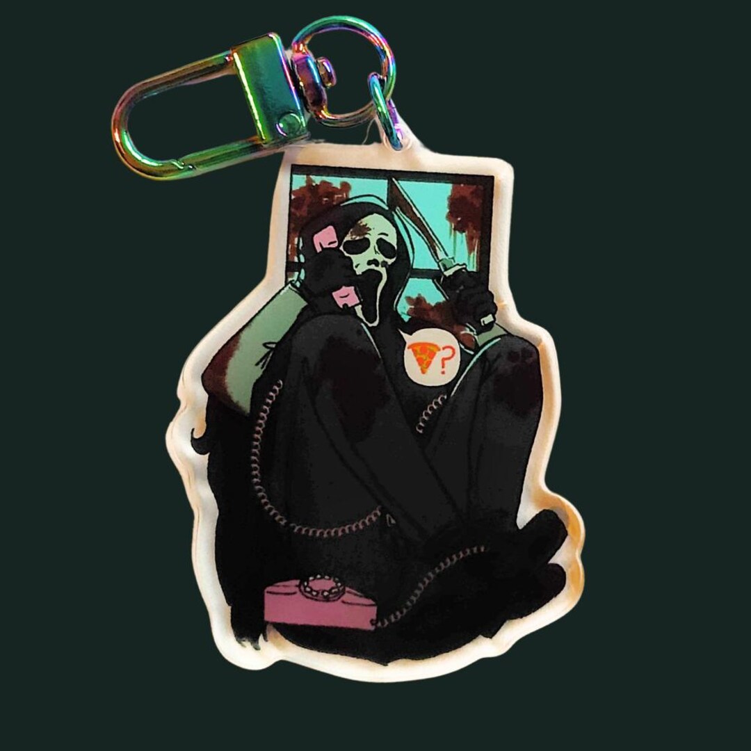 Fan-made Ghostface Killer Keychain Charm - Etsy