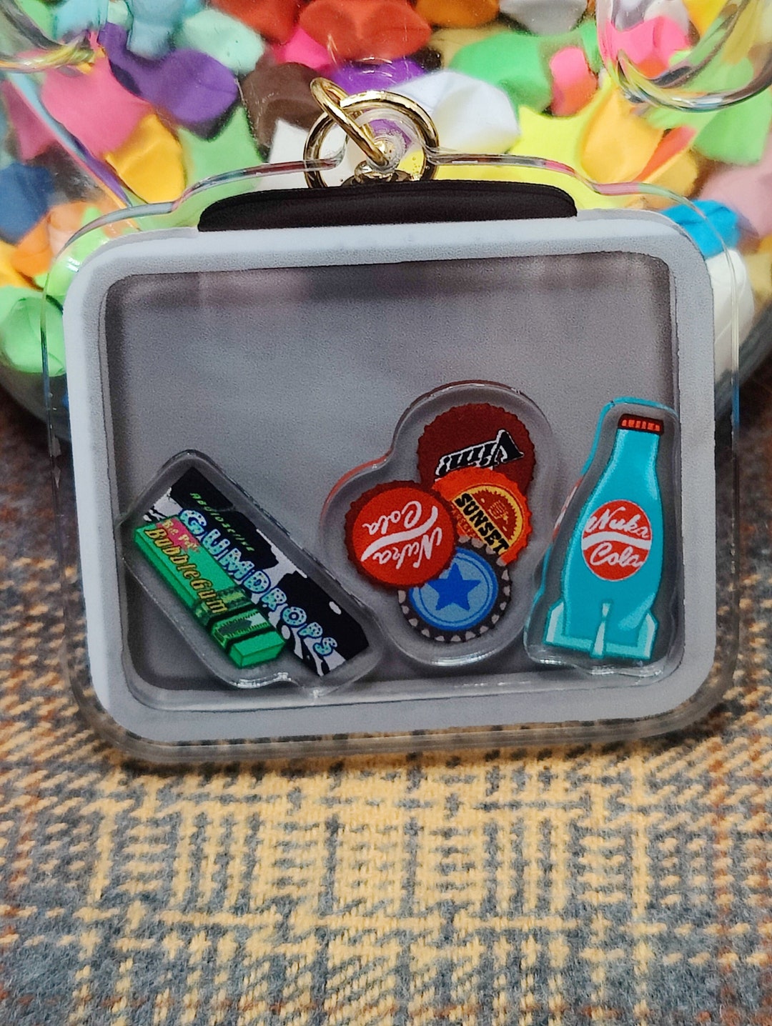 Fan-made Vault Tec Lunchbox Shaker Keychain Charm - Etsy