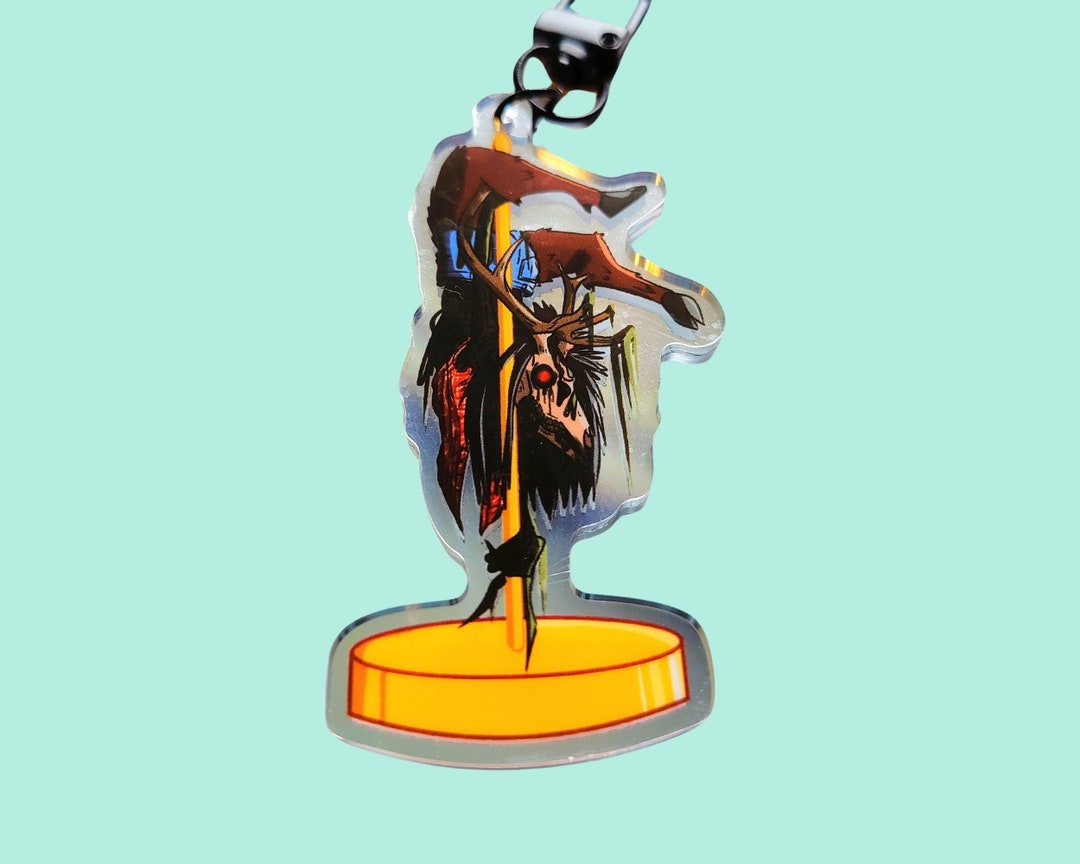 Wendigo Cryptid Stripper Keychain - Etsy