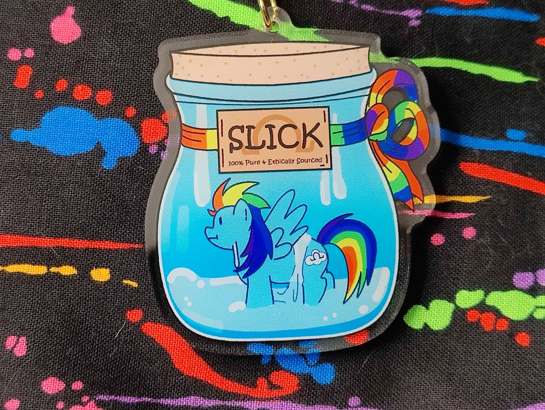 Pony Omega Slick Jar Omegaverse Rainbow Dash Unofficial Fanart - Etsy