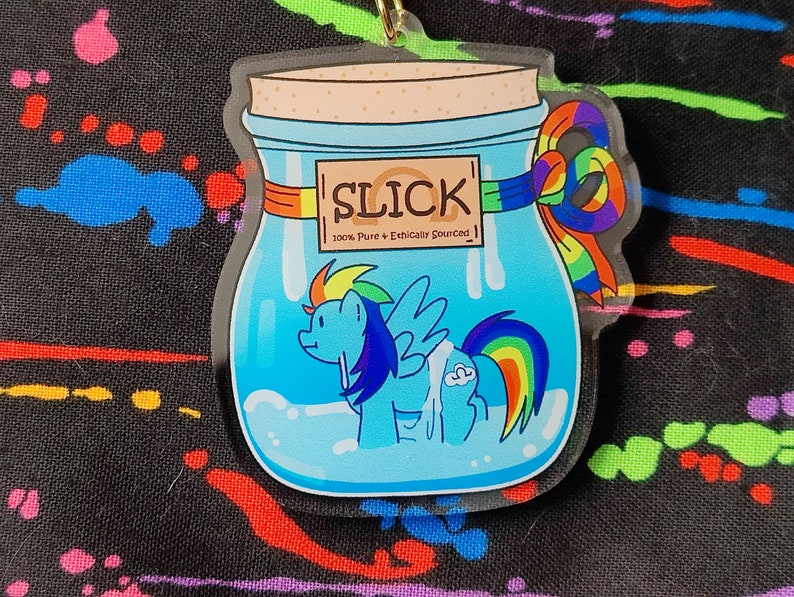 Pony Omega Slick Jar Omegaverse Rainbow Dash - Etsy