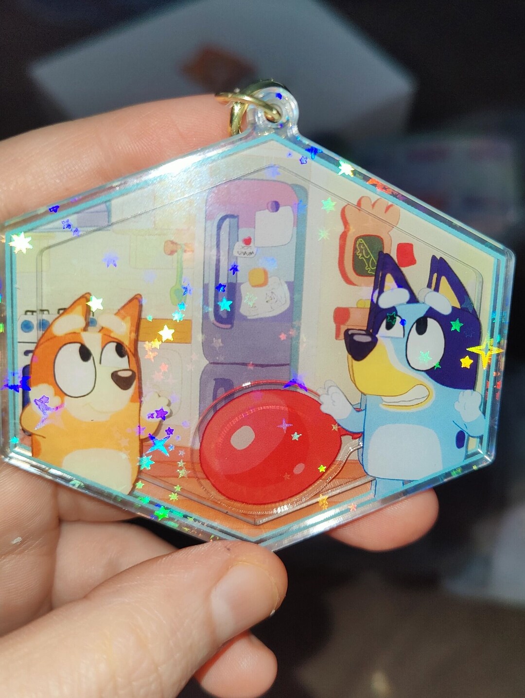 Limited Holo Bluey and Bingo Keepy Uppy Shaker Charm - Etsy