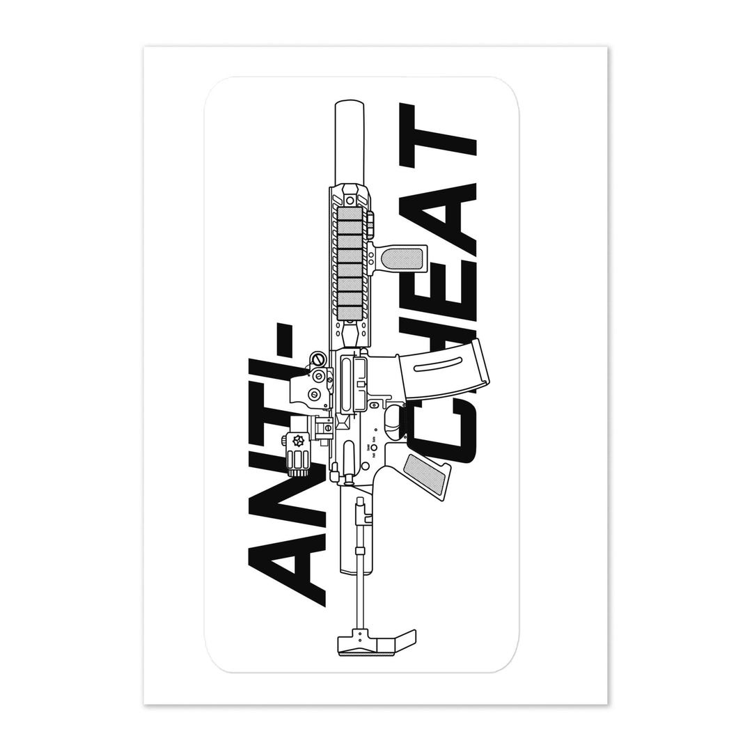 Anti-cheat Sticker - Etsy