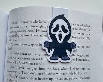 Billy Loomis Magnetic Bookmark Ghostface Scream Movie Bookmarks Horror ...