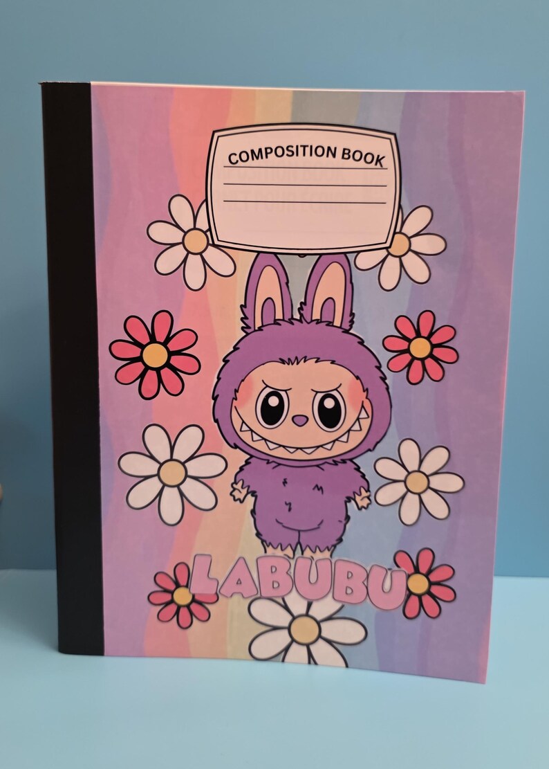 Personalized Labubu Notebook, Composition Notebook, School Book, Notes ...