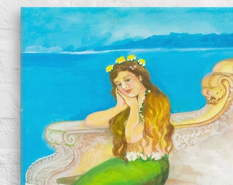 Vincent Van Gogh Starry Night Posters Princess Ariel the Little Mermaid ...