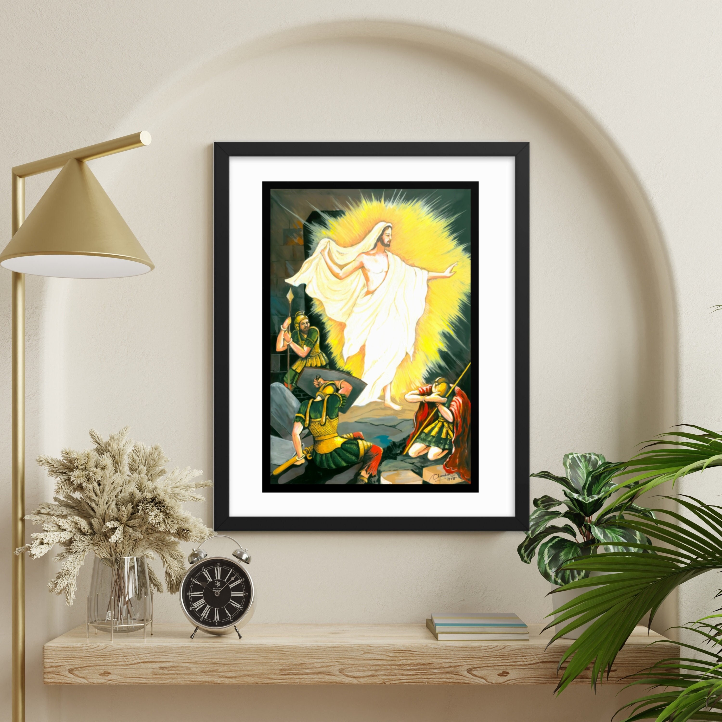 Resurrection of Jesus Classic Watercolor Art Painting Framed - Etsy