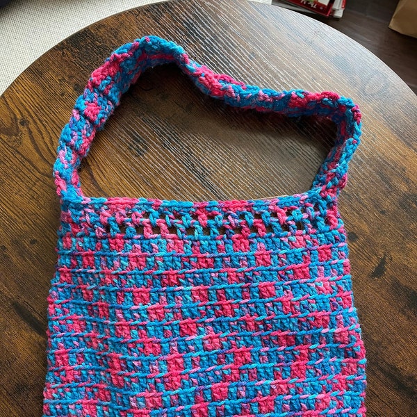 Crochet Shoulder Bag - Etsy