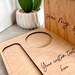 CUSTOM MESSAGE Book Stand Personalized Wooden Book Stand Book Mark Book ...