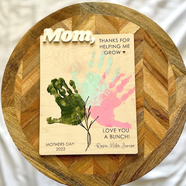 Handprint Flower Bouquet - Etsy