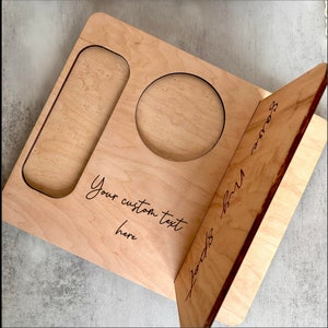 CUSTOM MESSAGE Book Stand Personalized Wooden Book Stand Book Mark Book ...