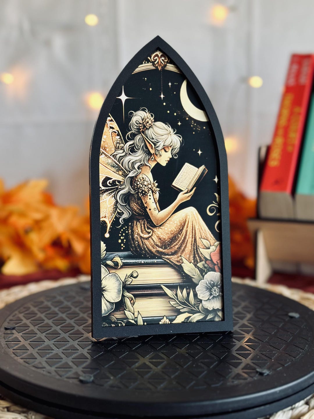 Book Fairy Shelf Stand | Fantasy Reader Decor - Etsy