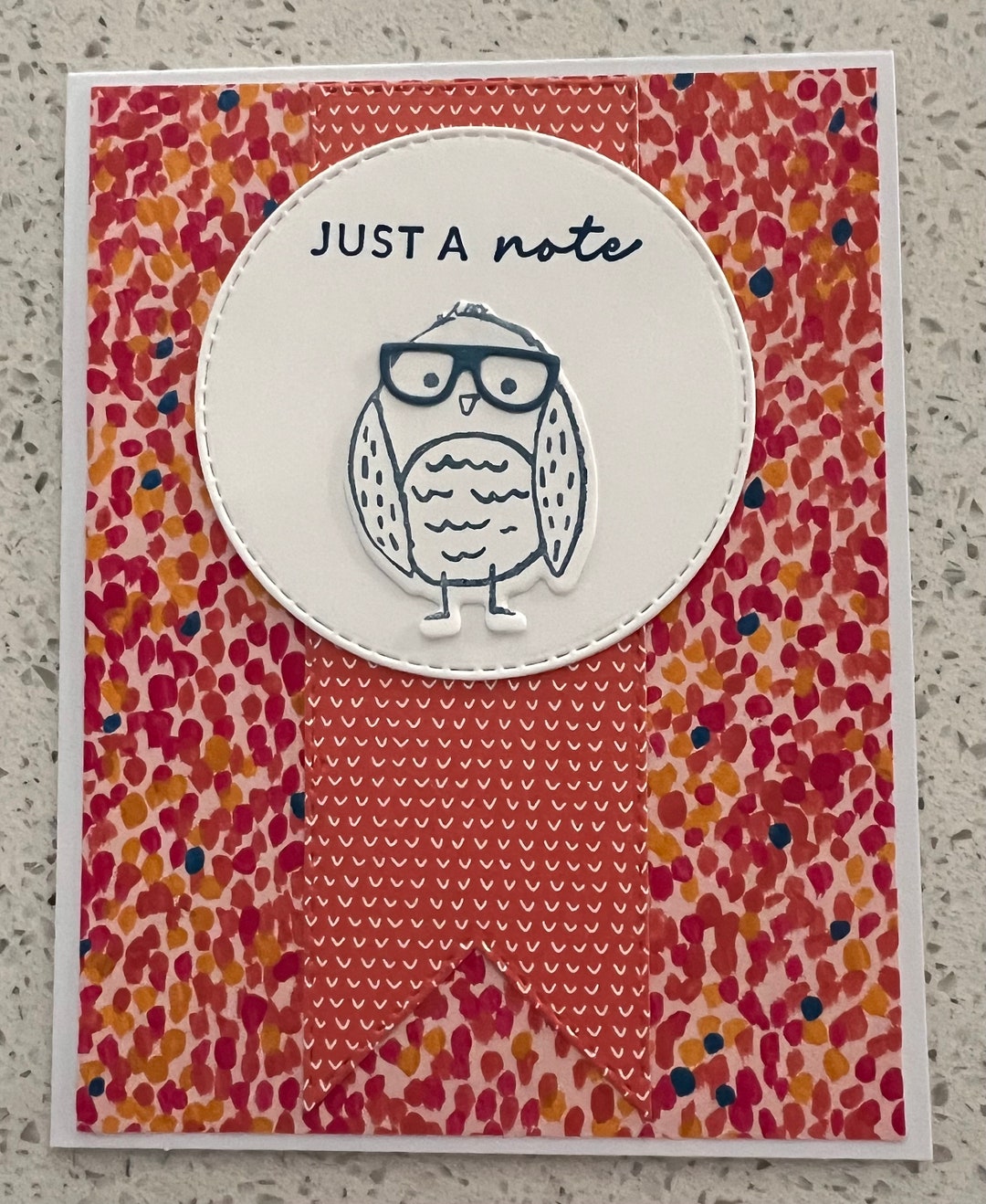 Just a Note Handmade Greeting Card - Etsy