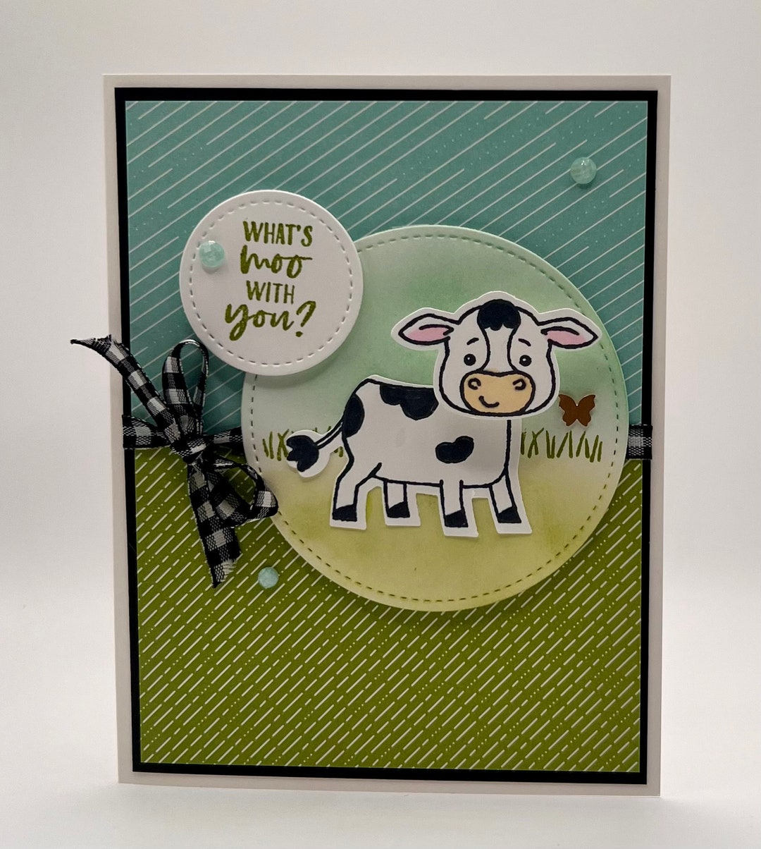 What’s Moo With You Handmade Greeting Card - Etsy