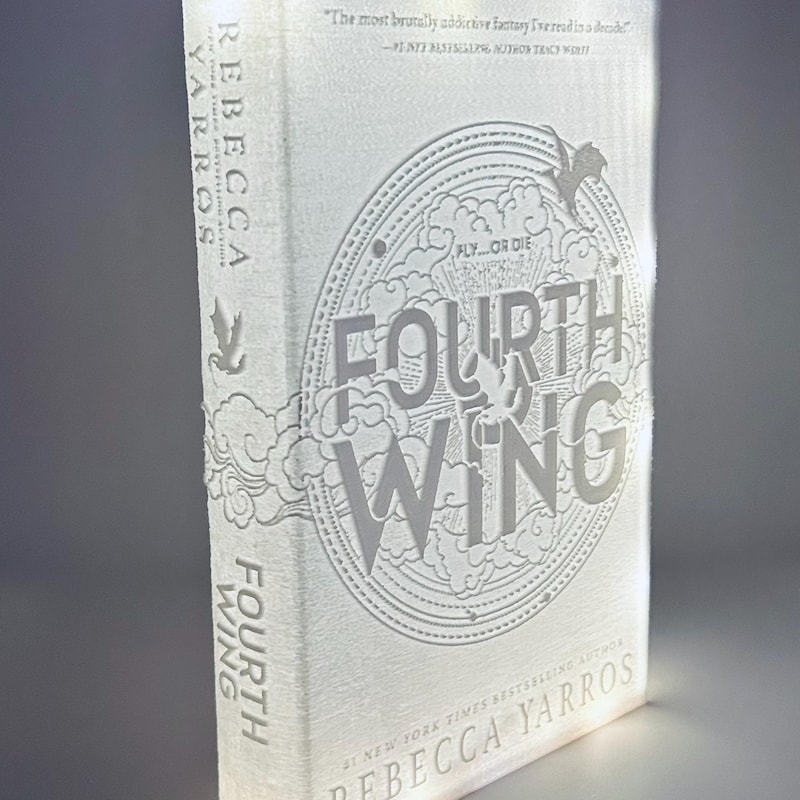 Fourth Wing Book Cover - Etsy