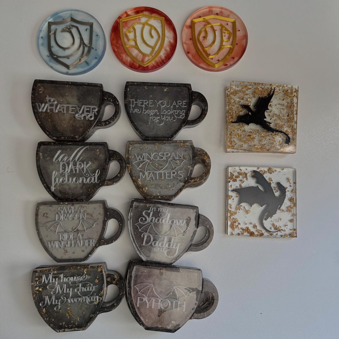 Imperfect Resin Coaster | Handmade Coaster | Epoxy Coaster | Custom - Etsy
