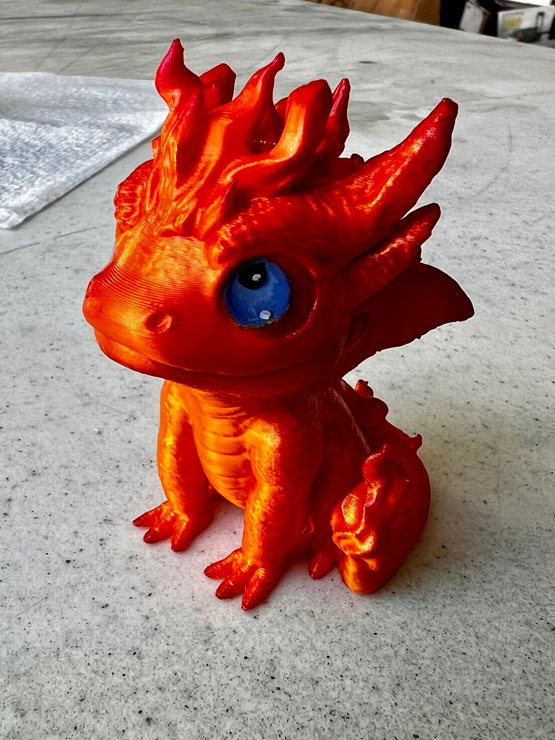 Cinder - Mini Fire Dragon - Etsy