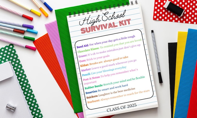 High School Survival Kit: Student Motivation Gift Set - Etsy