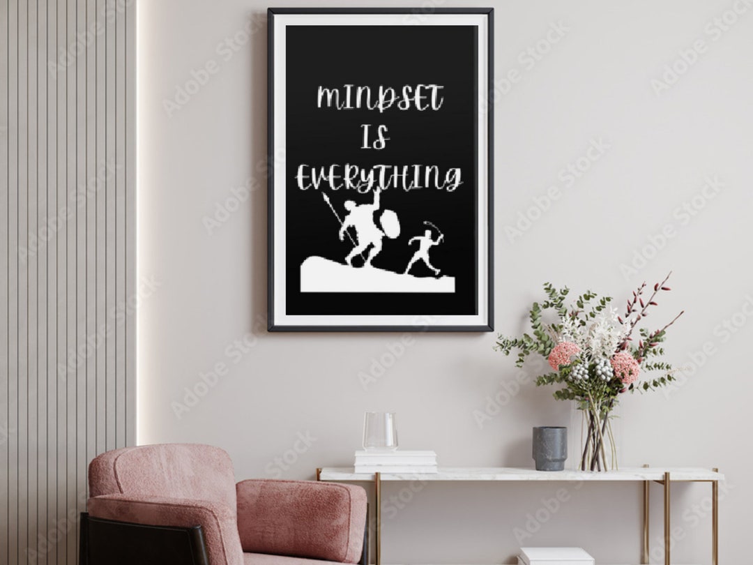 Mindset Wall Art | Printable Wall Art | Wall Decoration | Home Decor ...