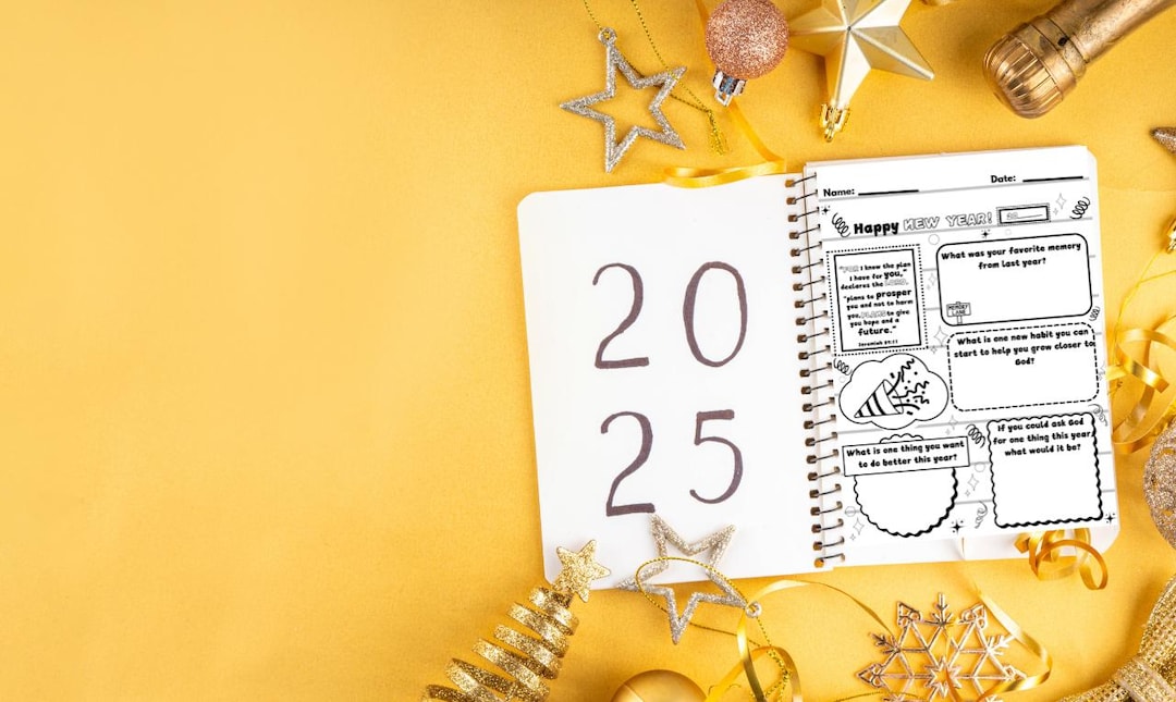 2025 New Years Resolution List for Kids, New Year Resolutions List ...