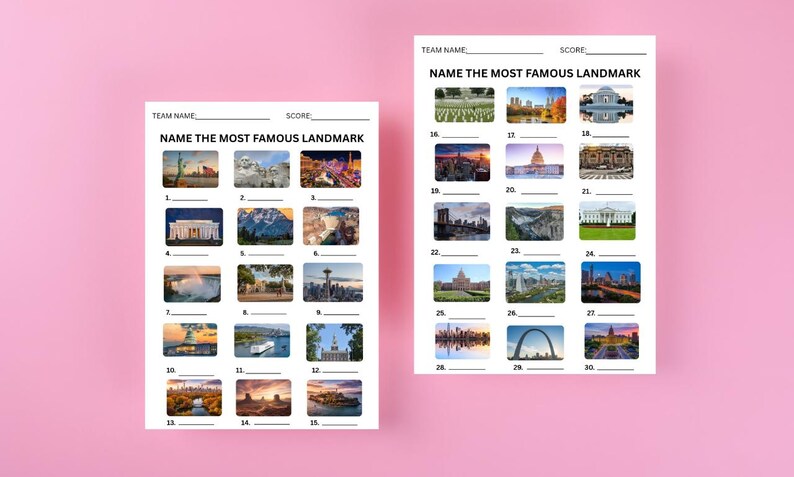 Famous Landmark Photo Quiz, World Trivia Game, Geography Picture Round ...