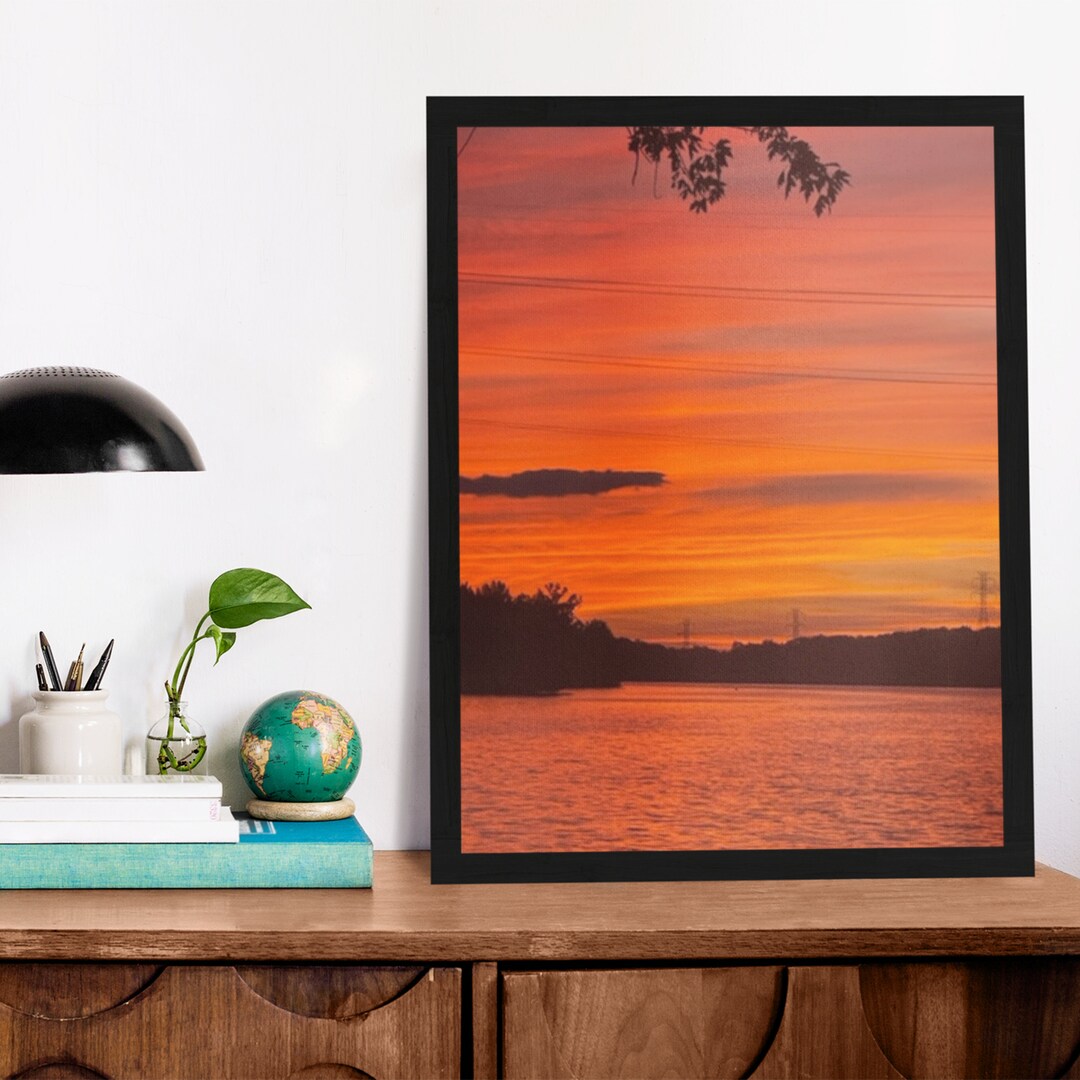Red Sky Portrait - Etsy