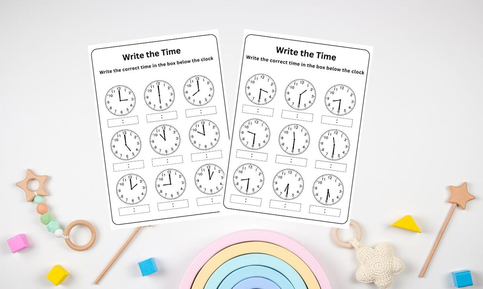 Telling Time Worksheet: Clock Math, Analog & Digital (PDF) - Etsy