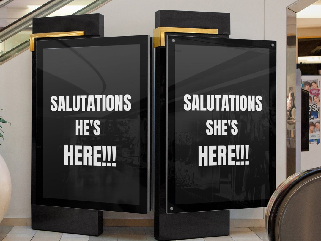 His and Hers Salutations Quote Wall Art| Printable Wall Art | Wall ...