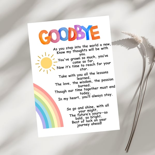 End of the Year Letter - Etsy