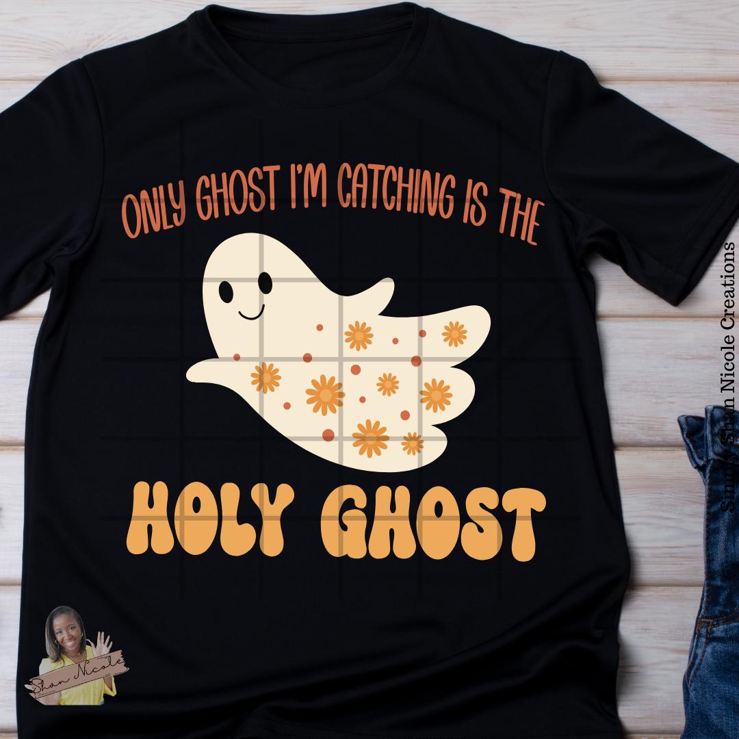 Retro Christian SVG| Cute Ghost SVG - Fall Christian PNG| "only Ghost I ...
