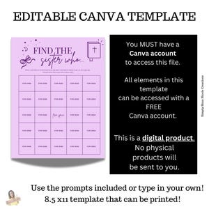 Jesus and Jammies Find the Guest Bingo | Ladies Night Game | Women's ...
