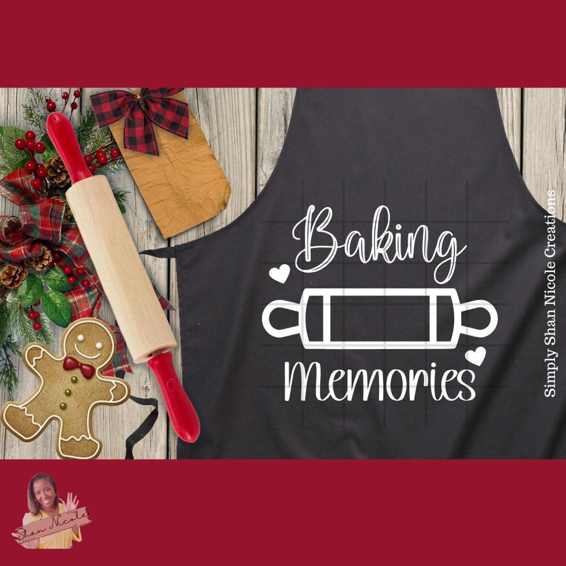 Oven Mitt SVG - Christmas Baking SVG - Holiday Kitchen Craft File for ...