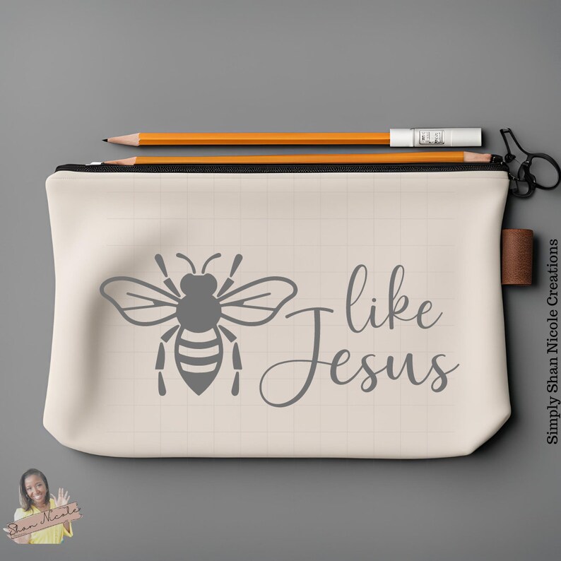 Bee SVG, Simple Bee Like Jesus SVG for Cricut, Silhouette, DIY Craft ...