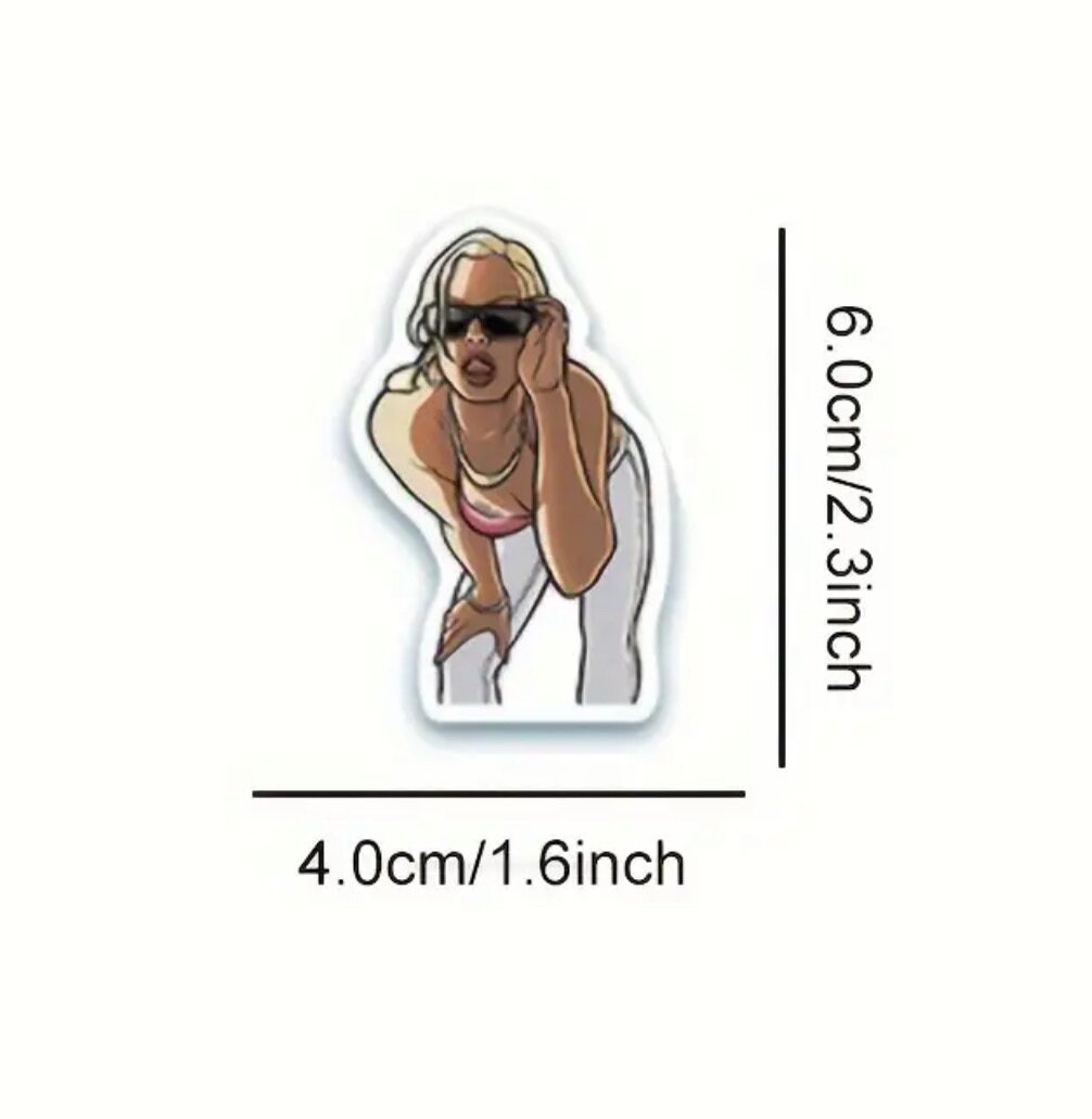 Grand Theft Auto Sticker Packs , Gamers , Decor , Laptop, Phone Any ...