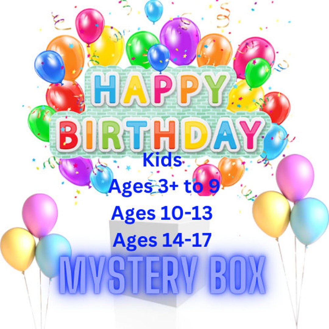 Happy Birthday Kids Mystery Box - Etsy