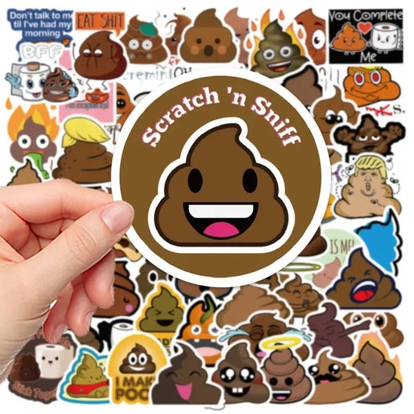 Funny Poop Sticker - Etsy