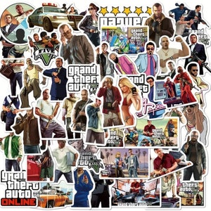 Grand Theft Auto Sticker Packs , Gamers , Decor , Laptop, Phone Any ...