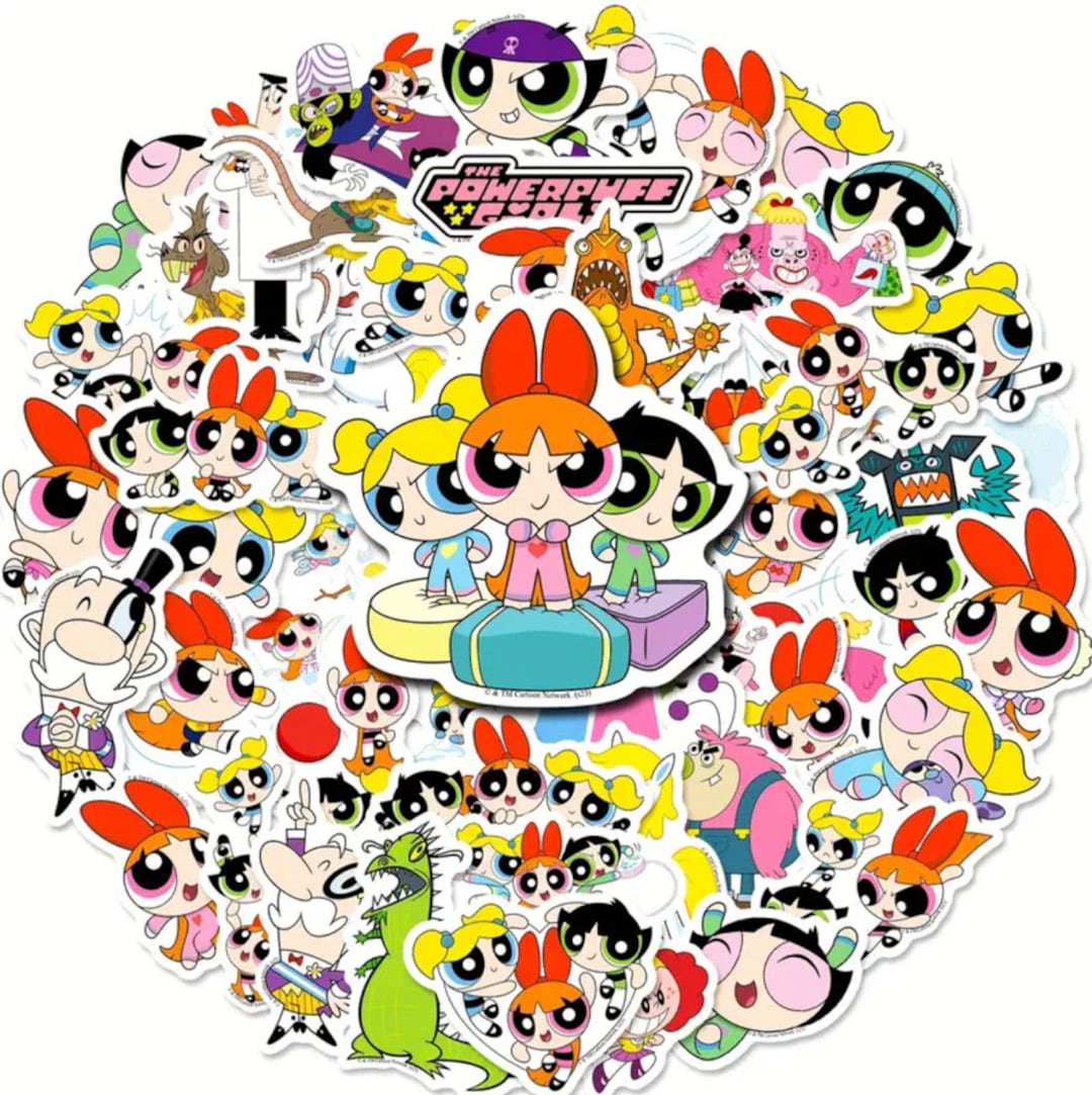 Powerpuff Girls Sticker Pack - Etsy