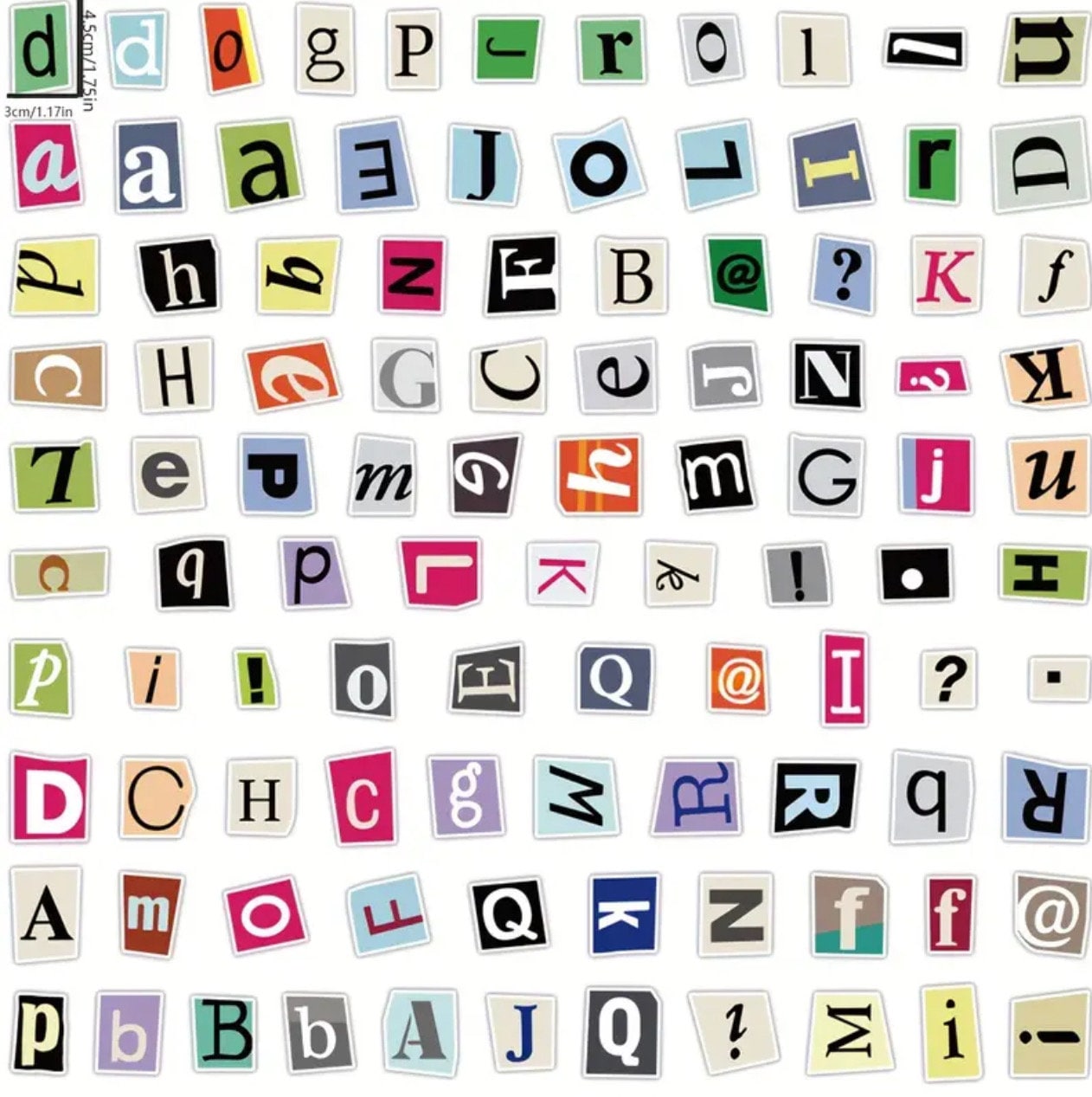 Mean Girls Burn Book Style Letters 100 Piece Sticker Pack - Etsy