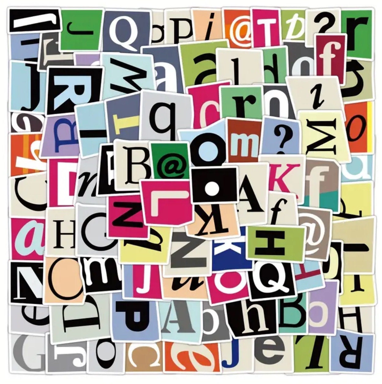 Mean Girls Burn Book Style Letters 100 Piece Sticker Pack - Etsy