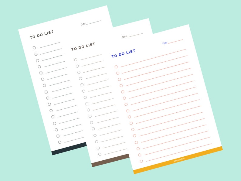 To Do List Printable A4 Size, to Do List Template, Productivity Planner ...