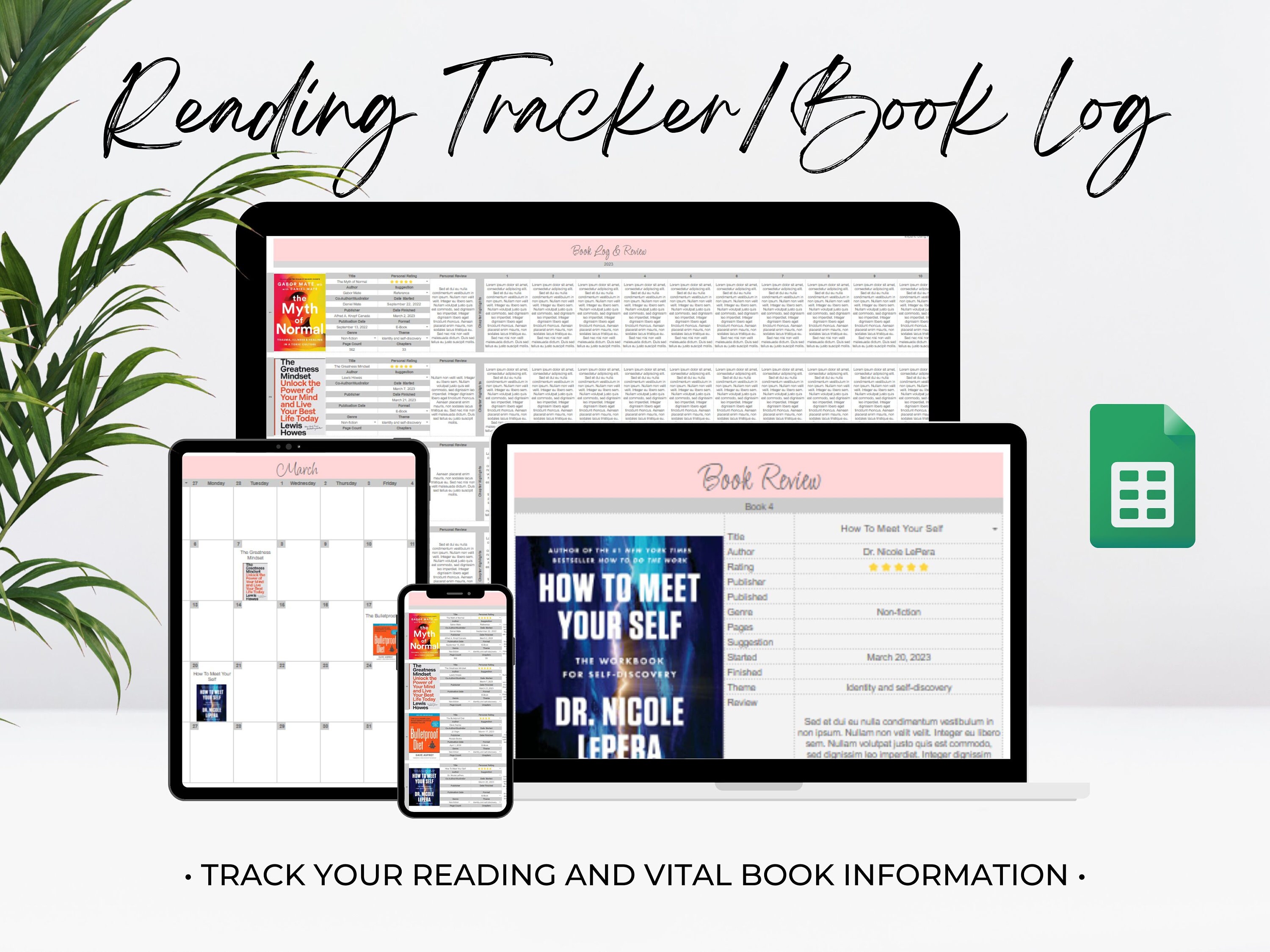 Google Sheets Reading Log Template: Transform Your Reading Experience ...