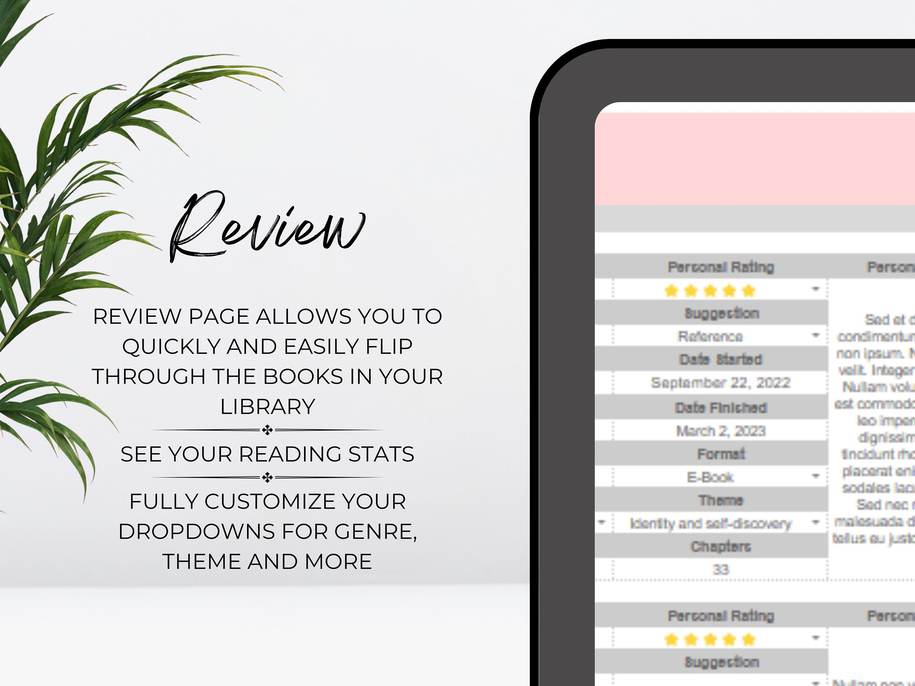 Google Sheets Reading Log Template: Transform Your Reading Experience ...