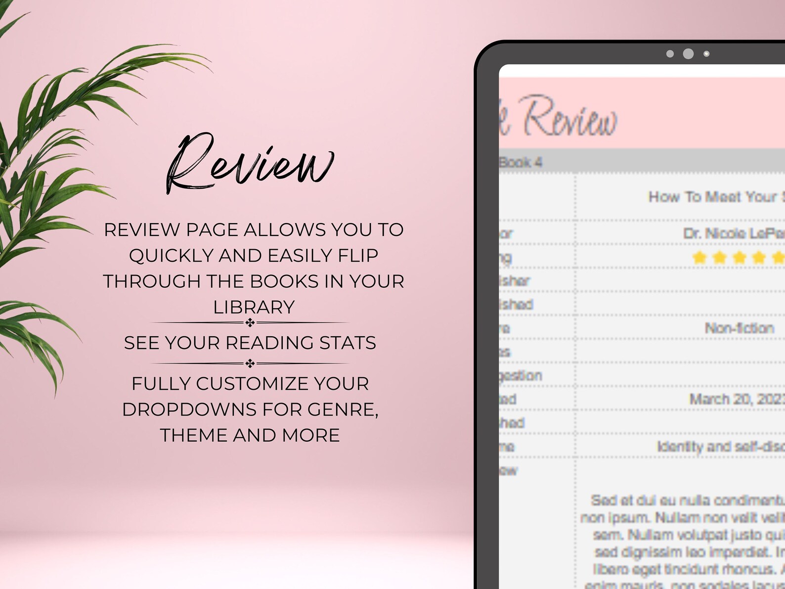Google Sheets Reading Log Template: Transform Your Reading Experience ...