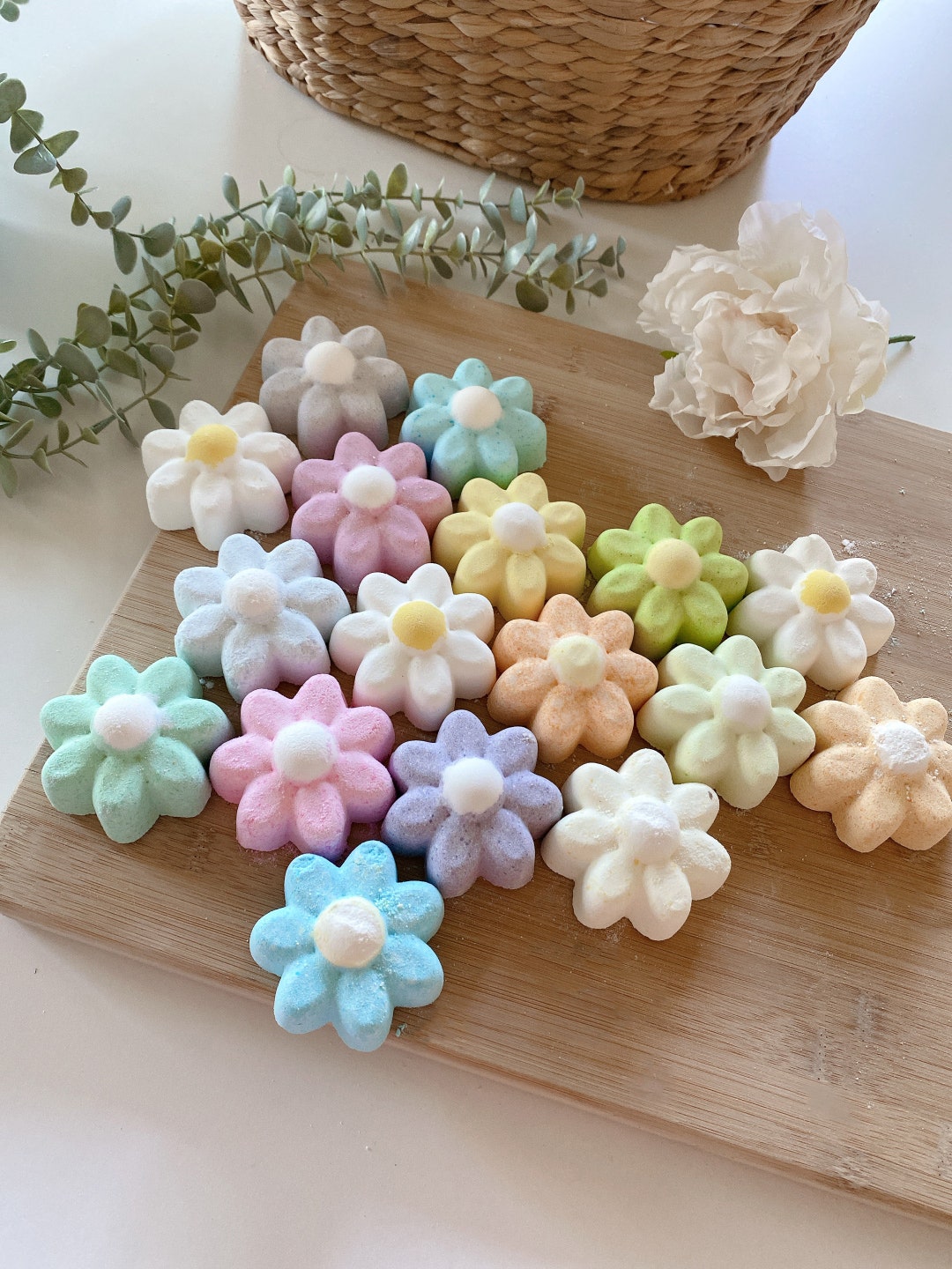 Personalized Blooming Flower Bath Bomb Gift Set Aromatherapy Spa Natural Pampering Happy Bath ...