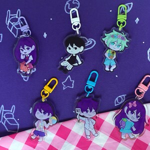 OMORI Double Sided Acrylic Keychains - Etsy