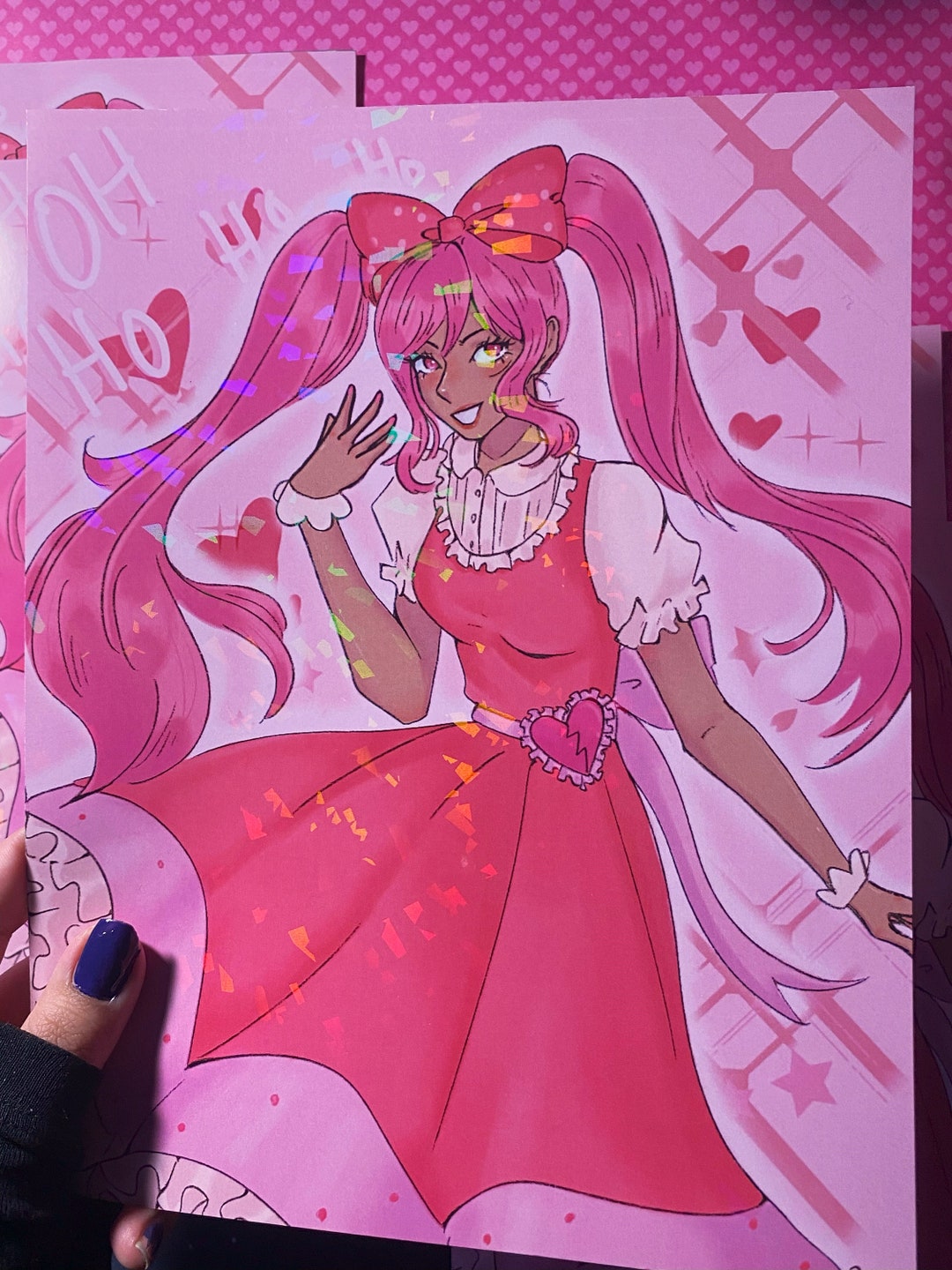 Sweetheart OMORI Holographic Print - Etsy