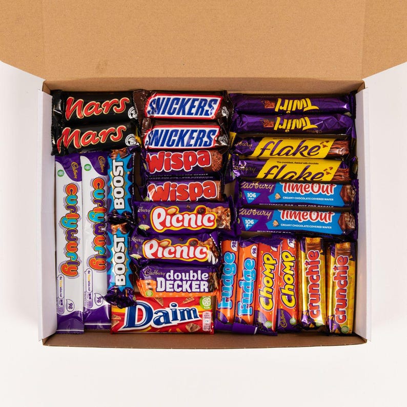 Chocolate Variety Boxes Cadbury, Galaxy, Hersheys, Reeses, Nestle - Etsy