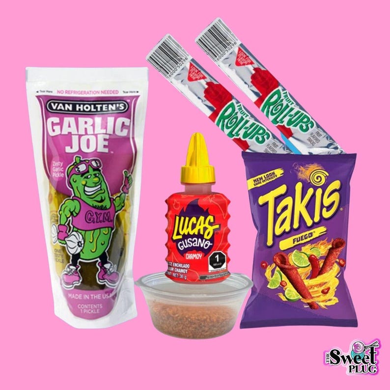 Garlic Joe Van Holten's Pickle Kit - Lucas Chamoy, Tajin, Takis, Van ...