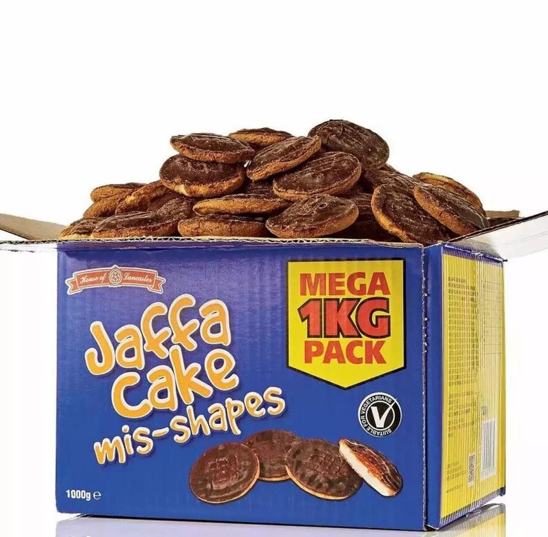 Jaffa Cake Mis-shapes 1kg Box - Etsy